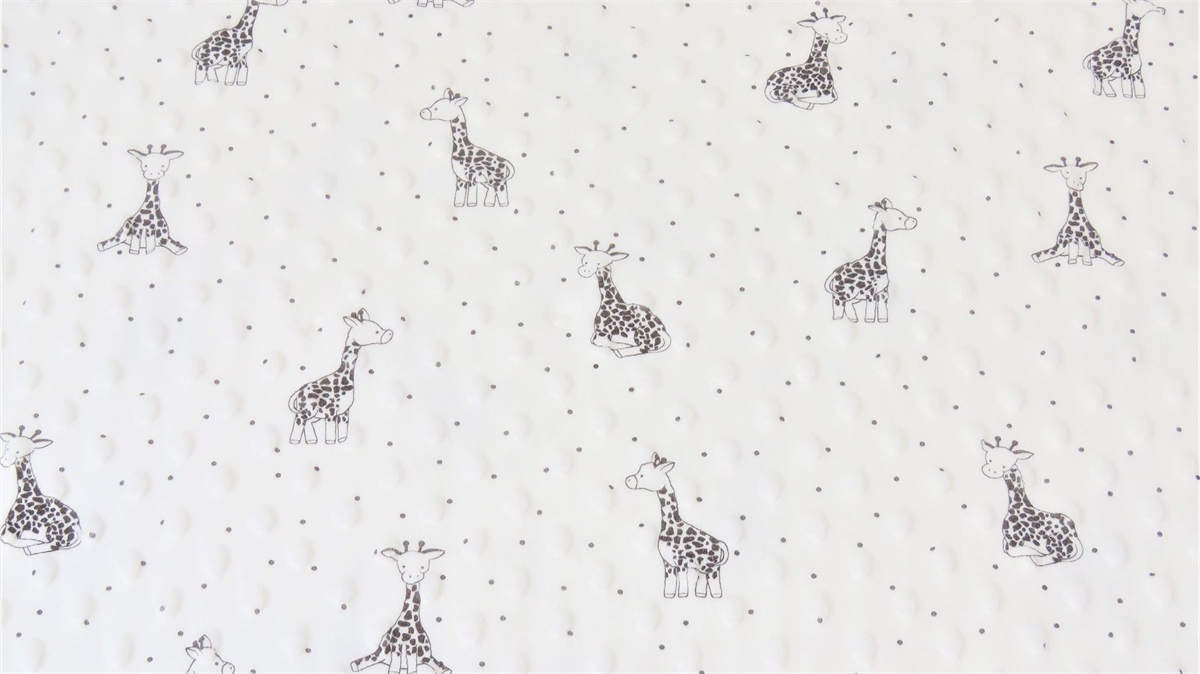 Luxury DIMPLE BABY Cuddle Soft Fabric Material - IVORY GIRAFFE - CRS ...