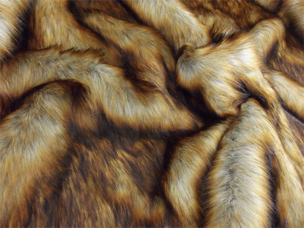 Super Luxury Faux Fur Fabric Material - LONG PILE REYNARD FOX - CRS Fur ...