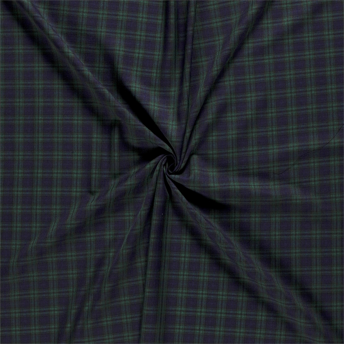 Scottish Tartan Check Fabric Material - BLACKWATCH - CRS Fur Fabrics