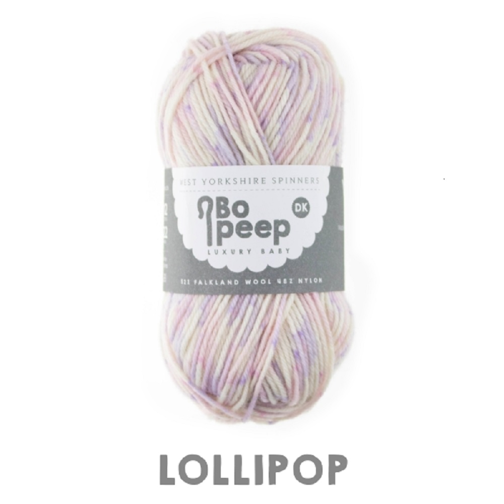 West Yorkshire Spinners BO PEEP Luxury Baby DK Yarn Wool - Lollipop 867 ...