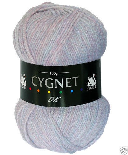 Cygnet DK Double Knitting Acrylic Yarn Wool 100g - 146 Mother of Pearl ...