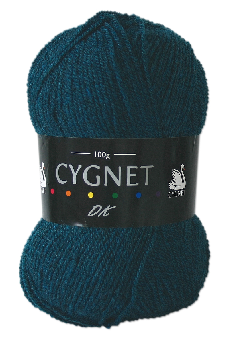Cygnet DK Double Knitting Acrylic Yarn Wool 100g - 325 PETROLE - CRS ...